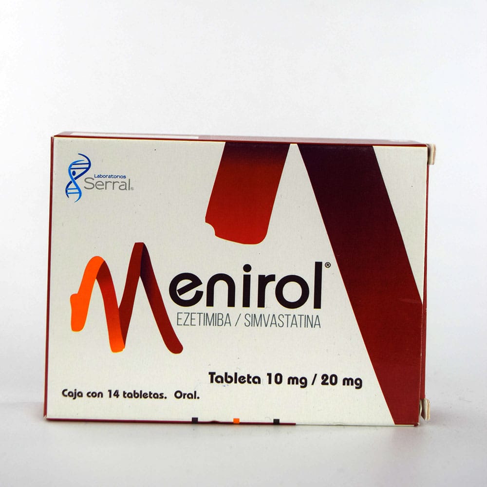 Menirol (Simvastatina/Ezetimiba) Tab 20/10 Mg C/14 Serral - Drogueria ...