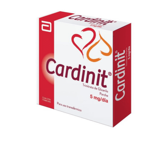 Cardinit (Trinitrato De Glicerilo) Parche 5 Mg C/7 Abbott - Drogueria ...