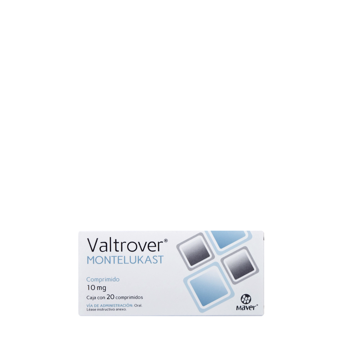 Valtrover (Montelukast) Tab 10 Mg C/20 Maver - Drogueria online ...