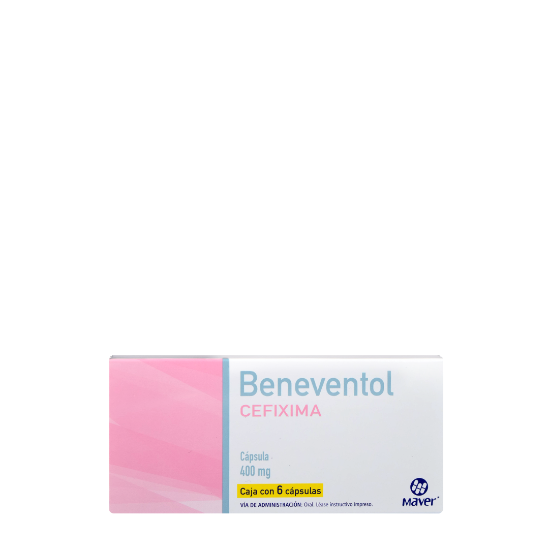 Beneventol (Cefixima) Cap 400 Mg C/6 Maver - Drogueria online Colombia ...