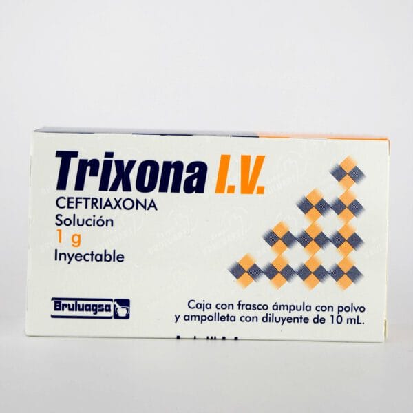 Trixona I.V. (Ceftriaxona) Sol Iny Fco Amp 1 G Amp Dil 10 Ml Bruluagsa ...